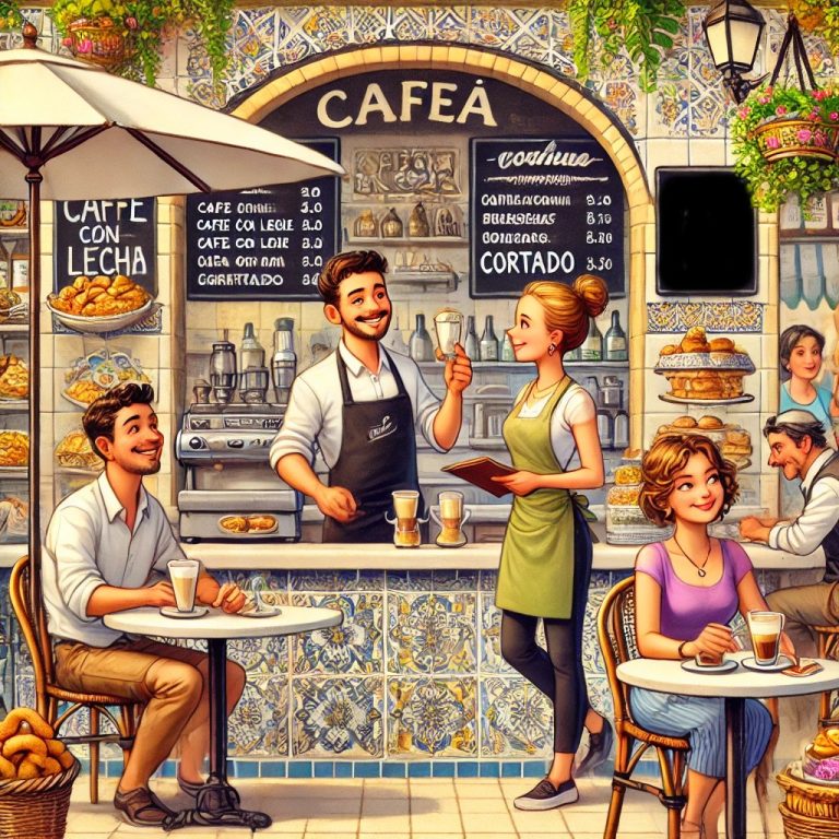 Basic Spanish Phrases for Ordering at a Café - MY-SPANISH-DICTIONARY