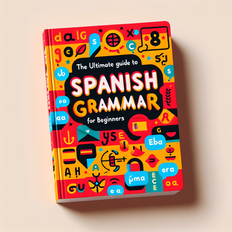 The Ultimate Guide to Spanish Grammar for Beginners - MY-SPANISH-DICTIONARY