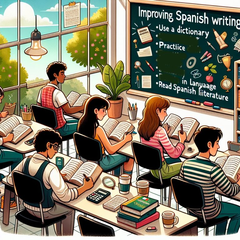 Spanish Writing Practice: Improve Your Language Skills - MY-SPANISH ...