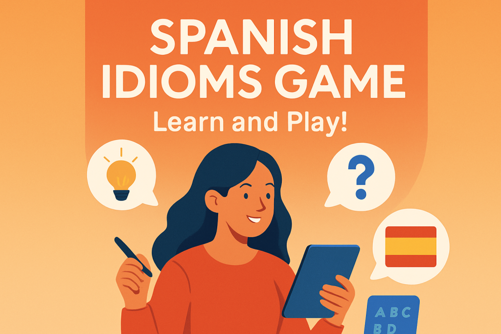 Spanish Idioms Game: Learn and Play!