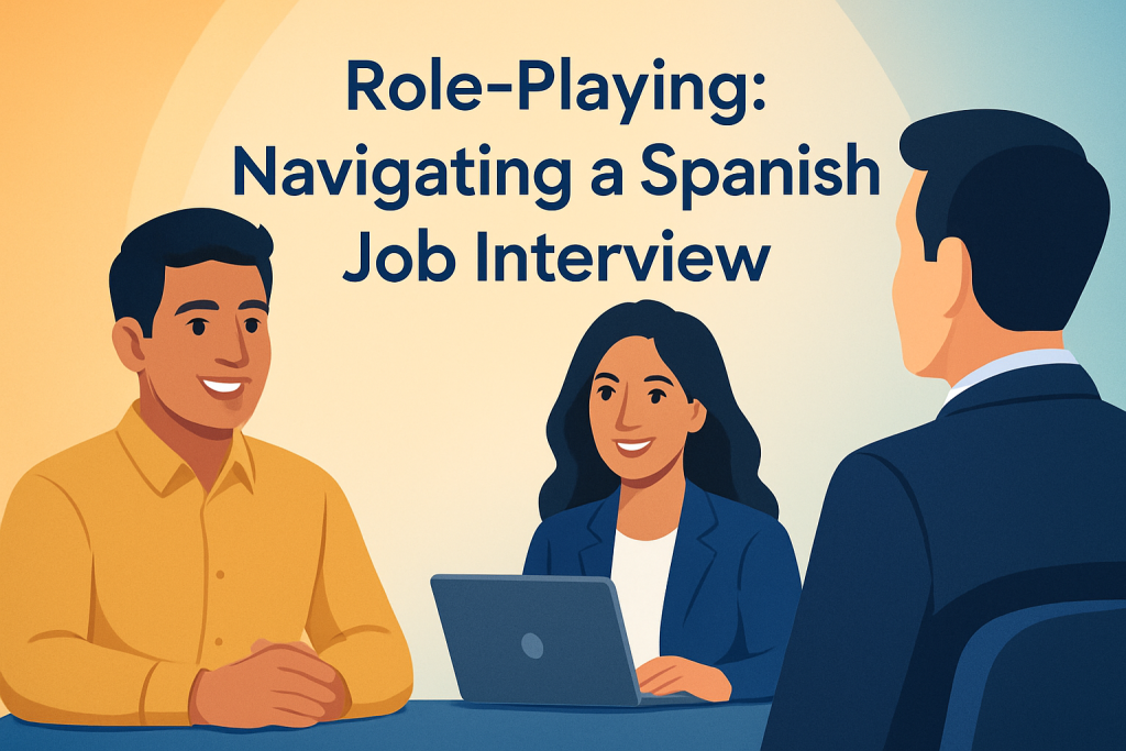 Role-Playing: Navigating a Spanish Job Interview