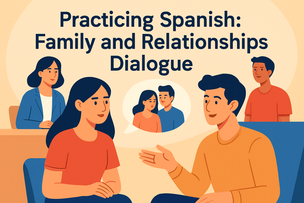 Practicing Spanish: Family and Relationships Dialogue – MY-SPANISH ...