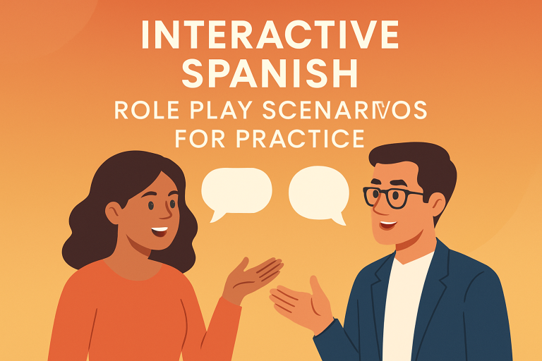 Master Spanish with Interactive Role Play: Real-World Scenarios for ...